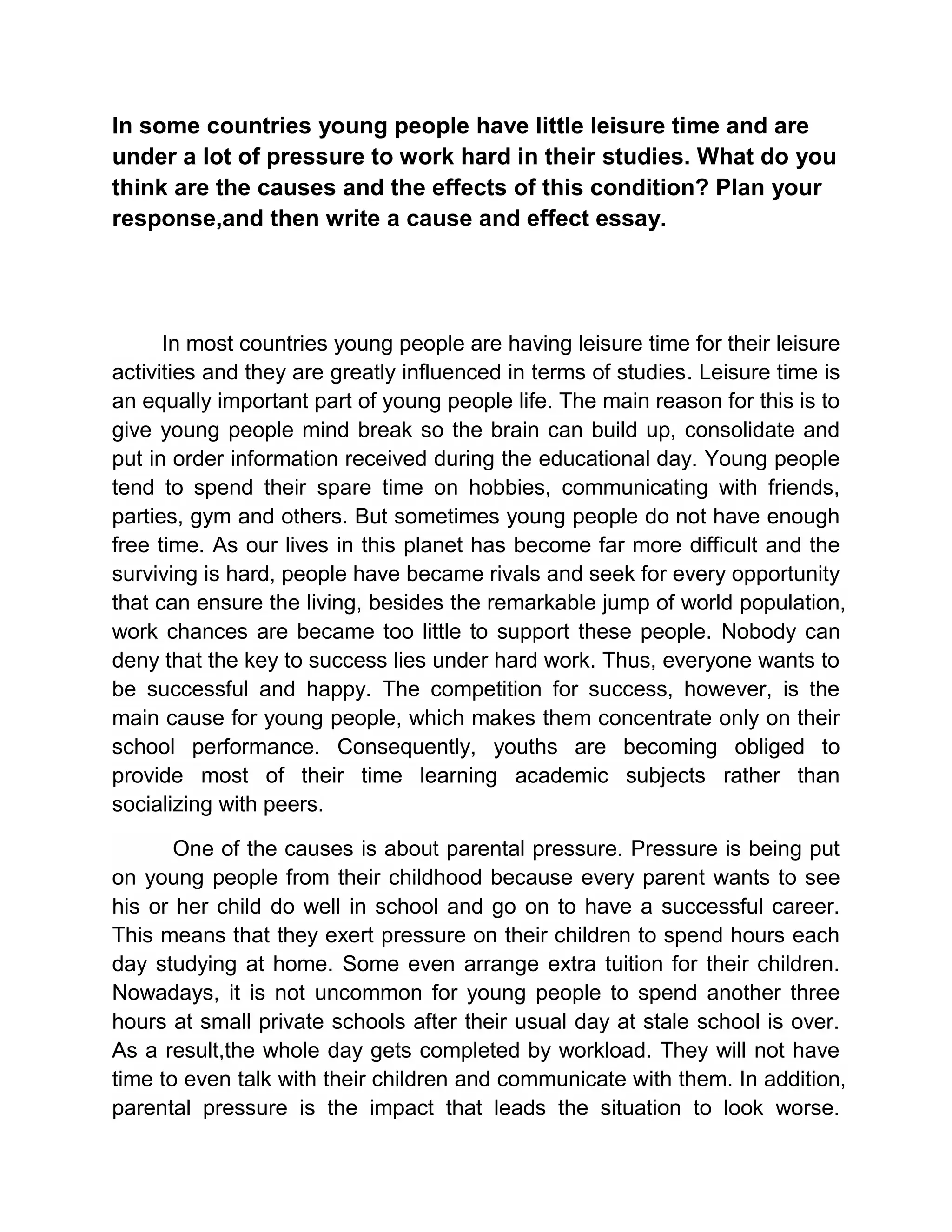 ENGLISH 1 ASSIGNMENT - Essay Writing | DOCX