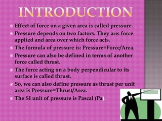 Pressure | PPTX