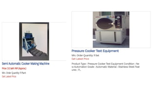 Pressure cookers | PDF