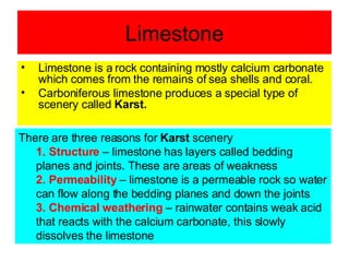 Pressure On The Physical Environment 4 Limestone | PPT