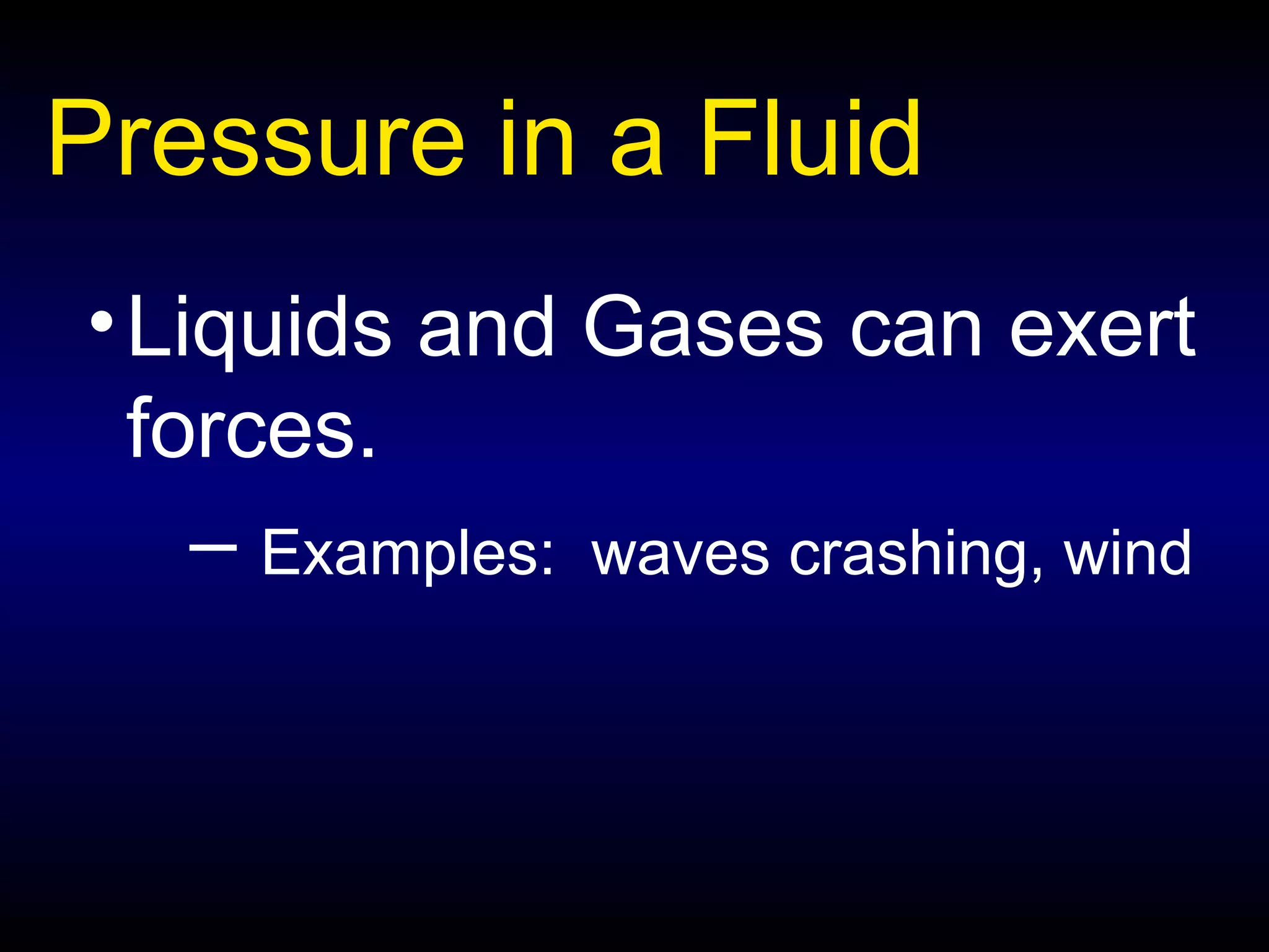 Pressure and buoyancy | PPT