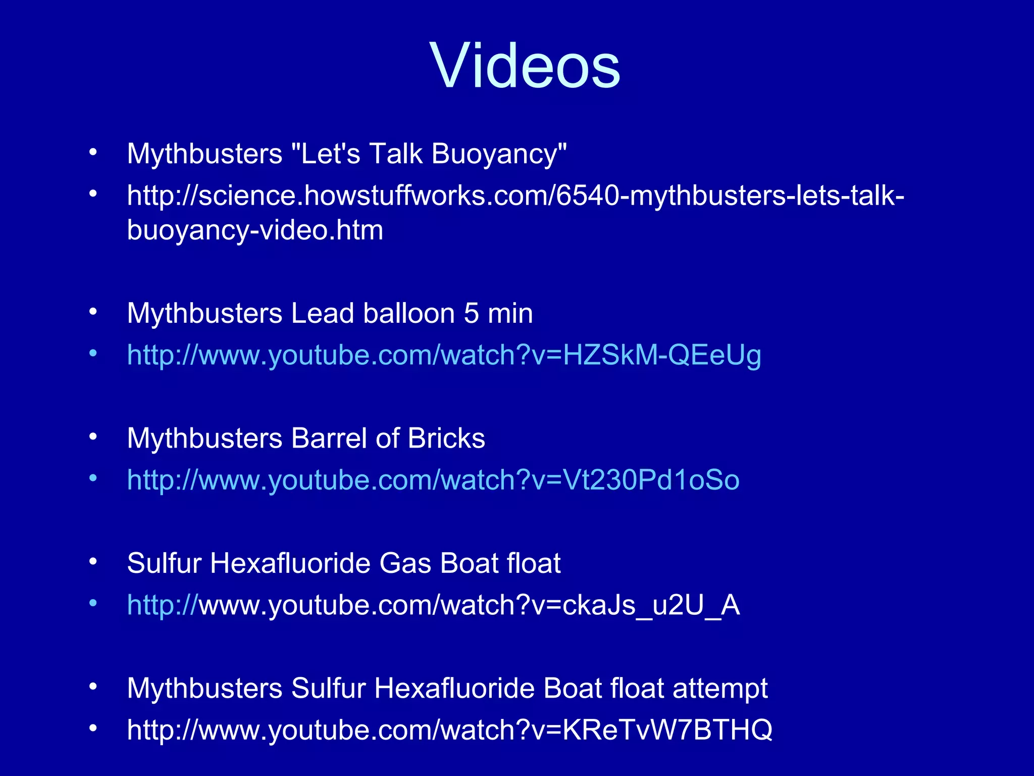 Pressure and buoyancy | PPT