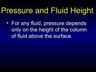 Pressure and buoyancy | PPT