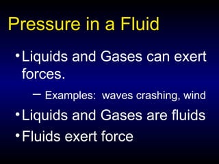 Pressure and buoyancy | PPT