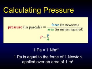 Pressure and buoyancy | PPT