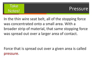 Pressure and Forces | PPT
