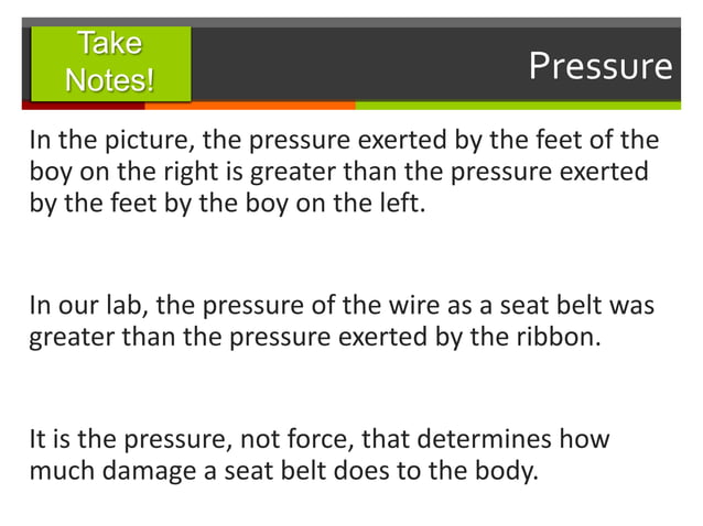 Pressure and Forces | PPT