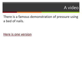 Pressure and Forces | PPT