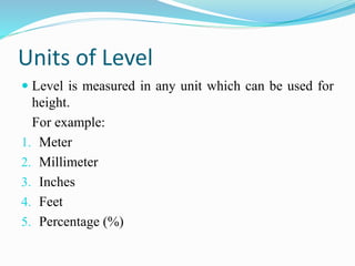 Pressure and level ppt by MMS | PPTX
