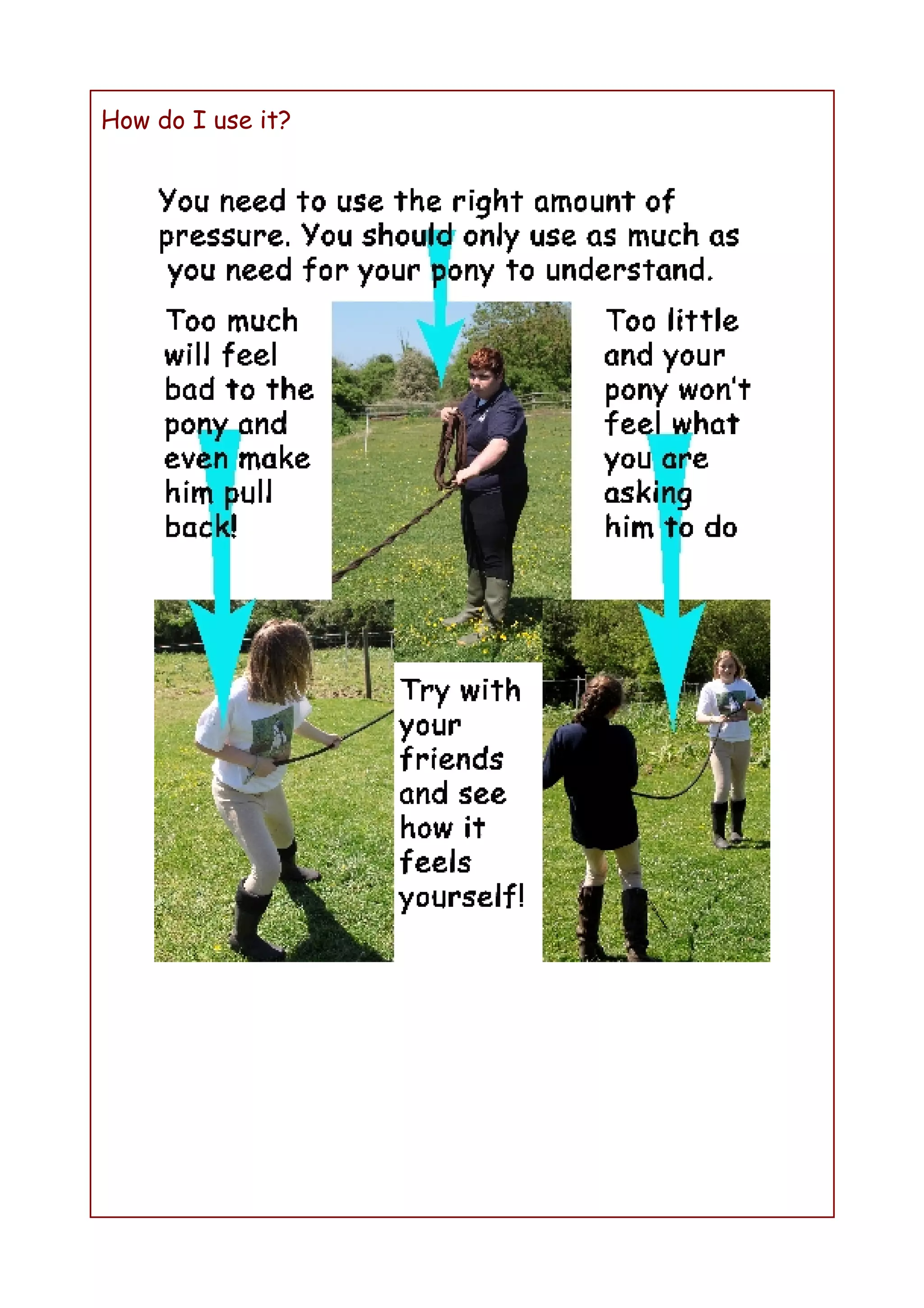 Pressure and release guide | PDF