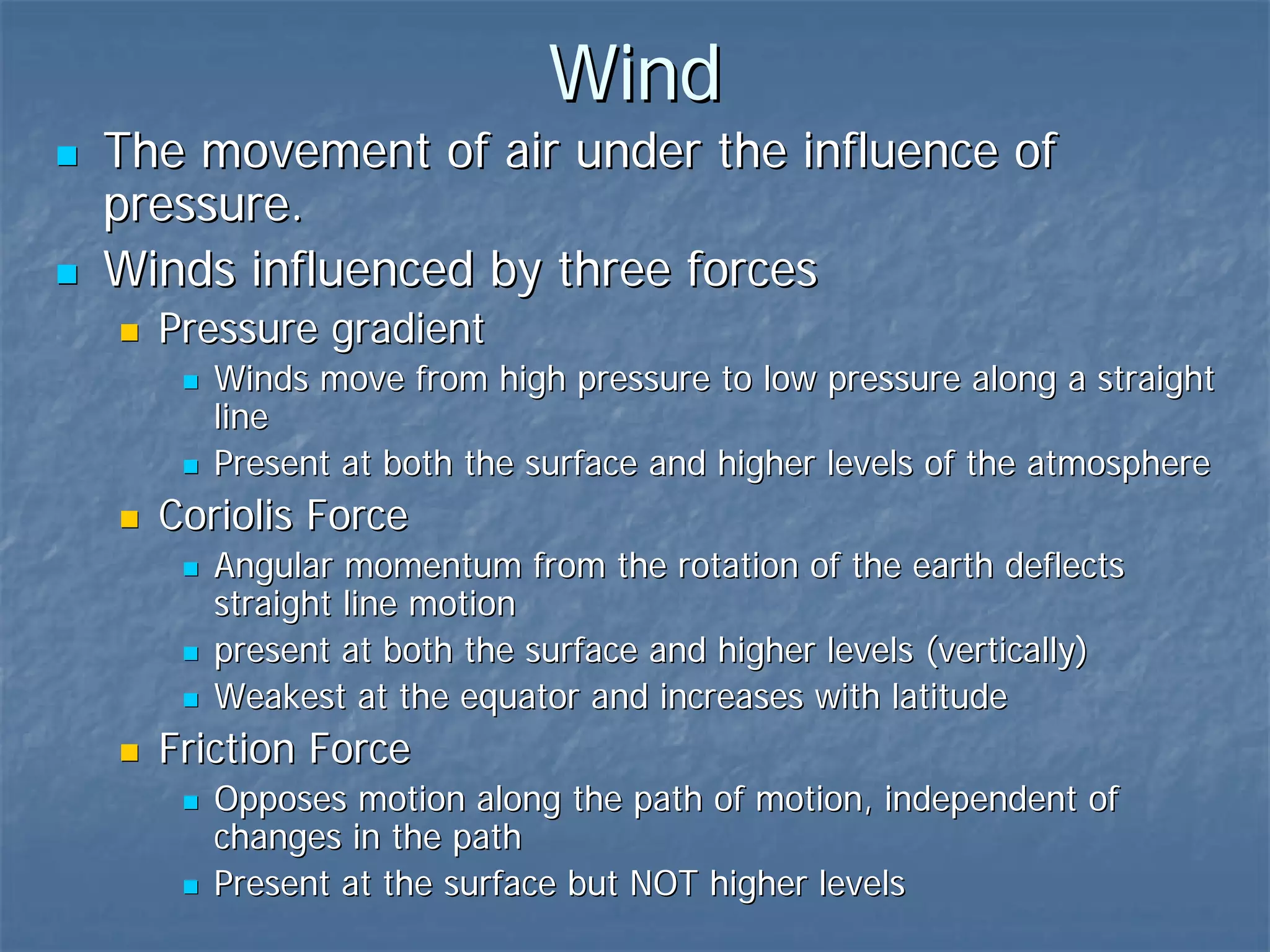 Pressure And Winds | PDF