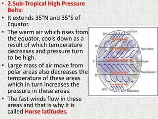 PRESSURE AND WINDS 11 CLASS GEOGRAPHY | PPTX