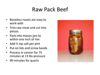 Pressure Canning Basics | PPTX