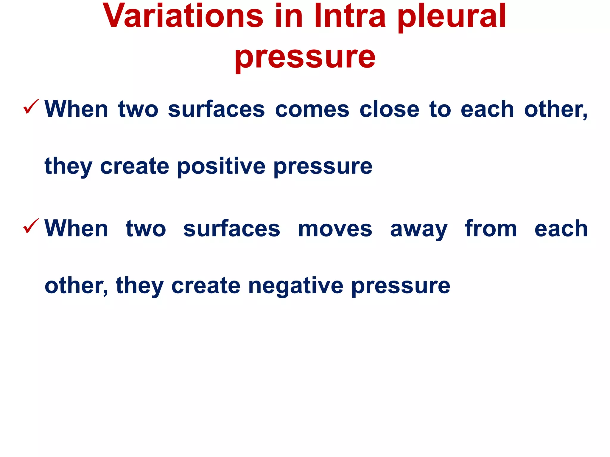 Pressure changes during Respiration | PPTX