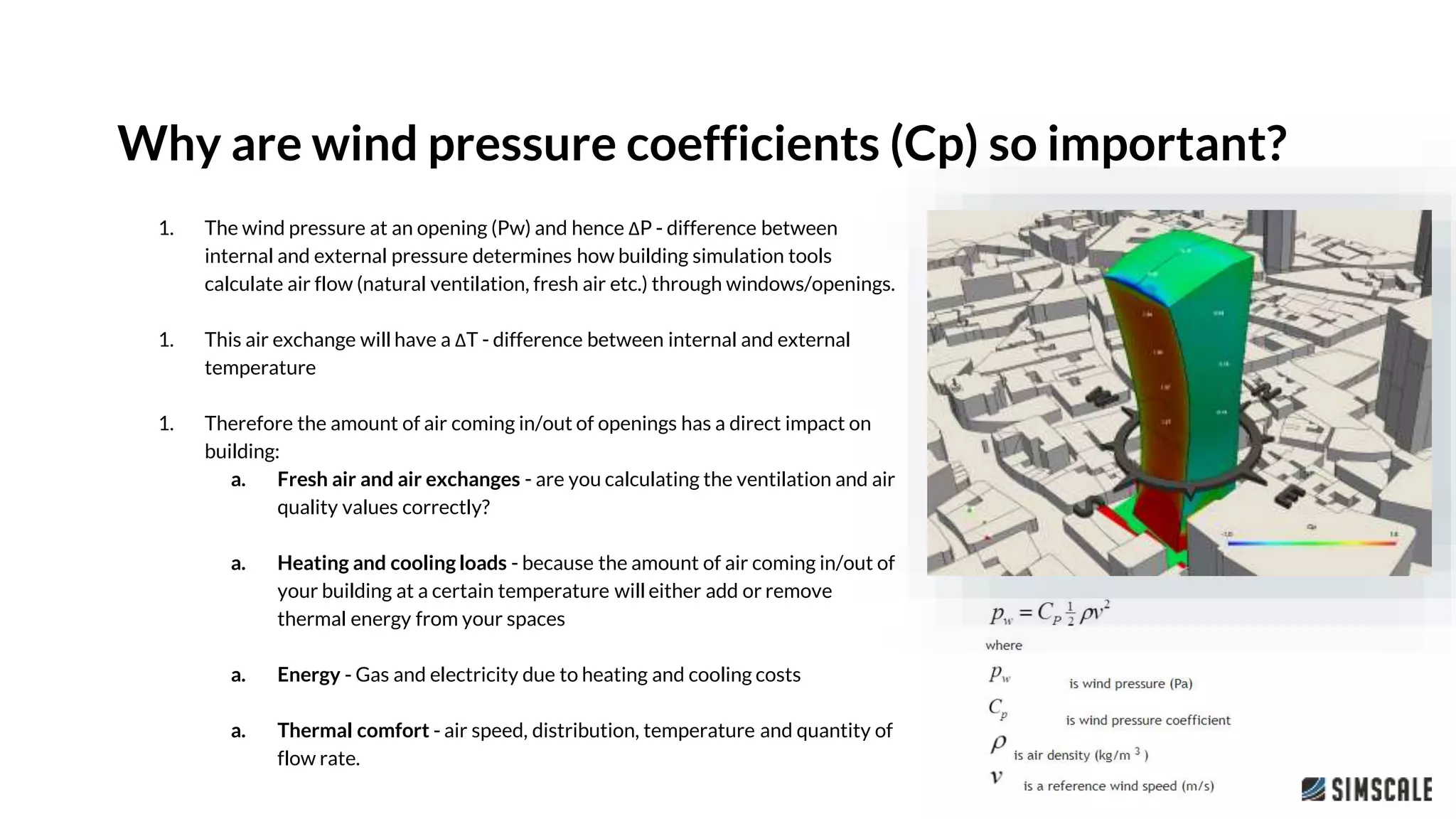 Pressure Coefficients on Building Facades for Building Simulation | PPTX