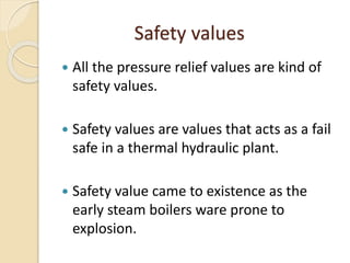 Pressure control valves | PPTX
