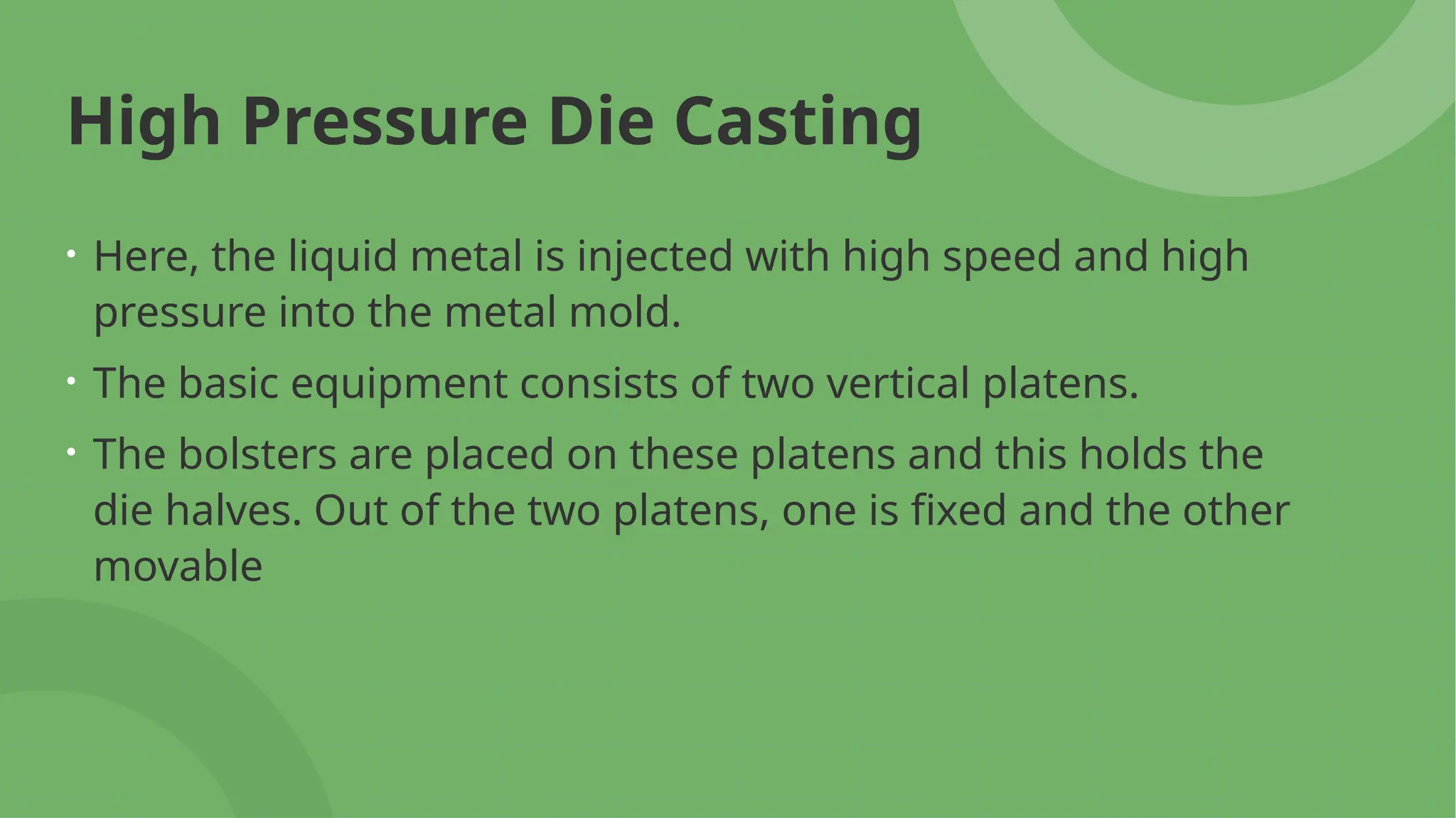 Pressure Die casting.pptx detail explanation | PPTX