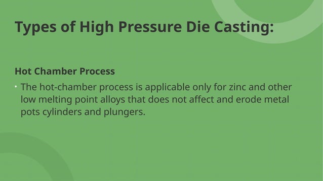 Pressure Die casting.pptx detail explanation | PPTX