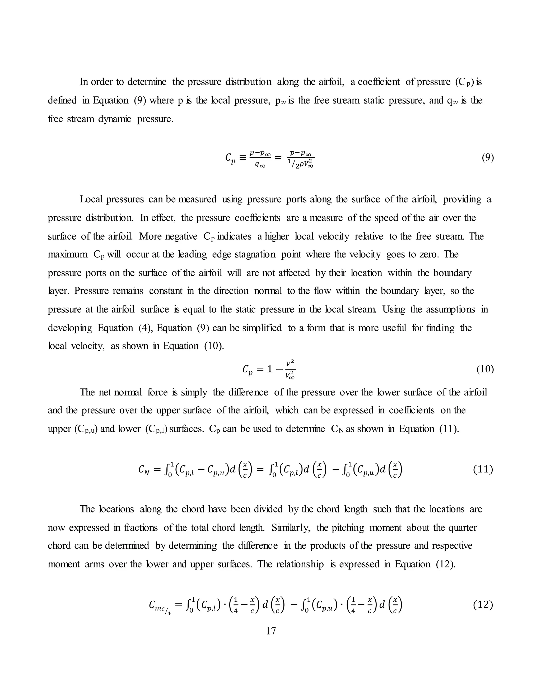 Pressure Distribution on an Airfoil | DOCX