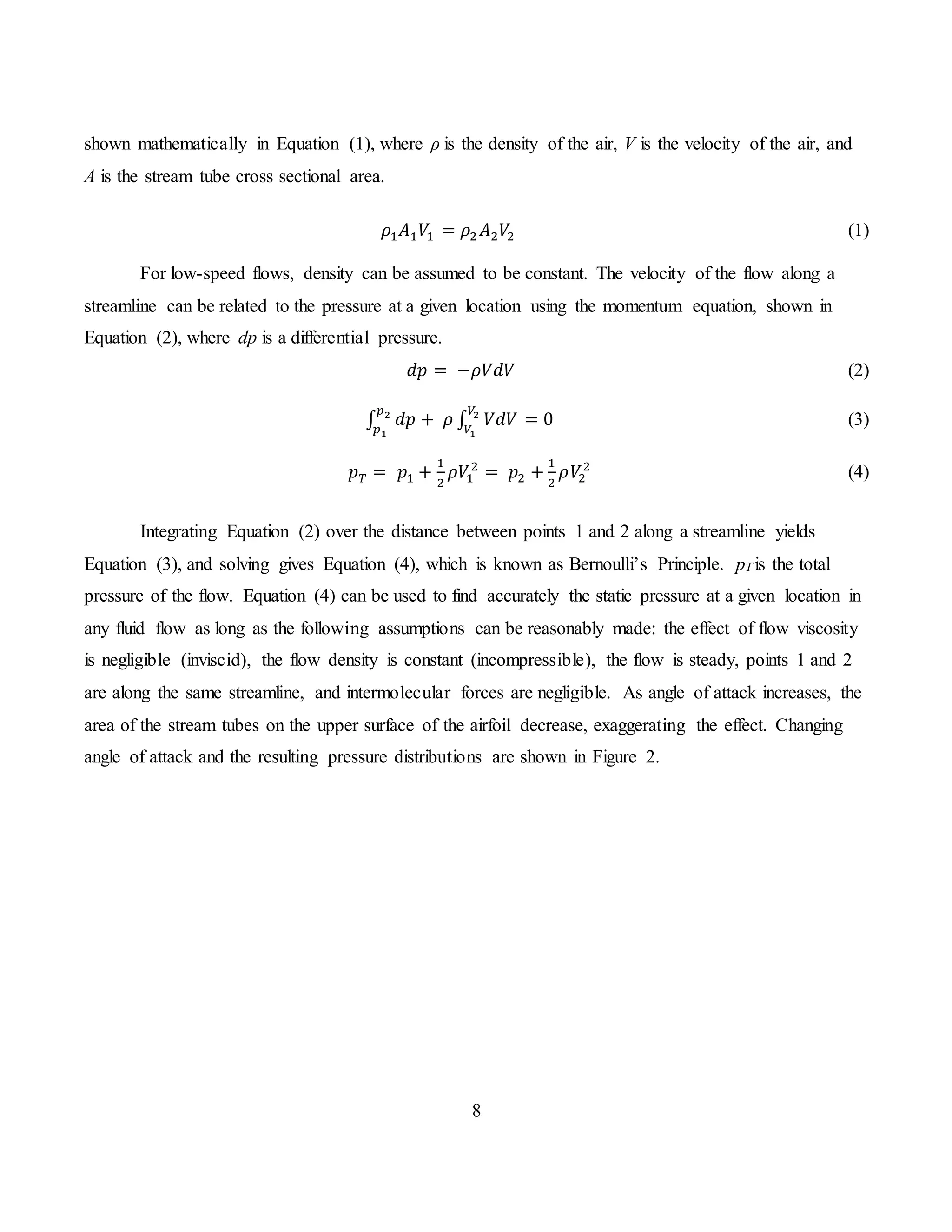 Pressure Distribution on an Airfoil | DOCX