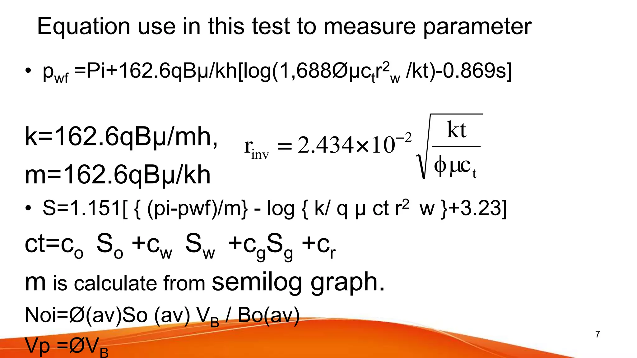 Pressure draw down test . | PPTX | Physics | Science