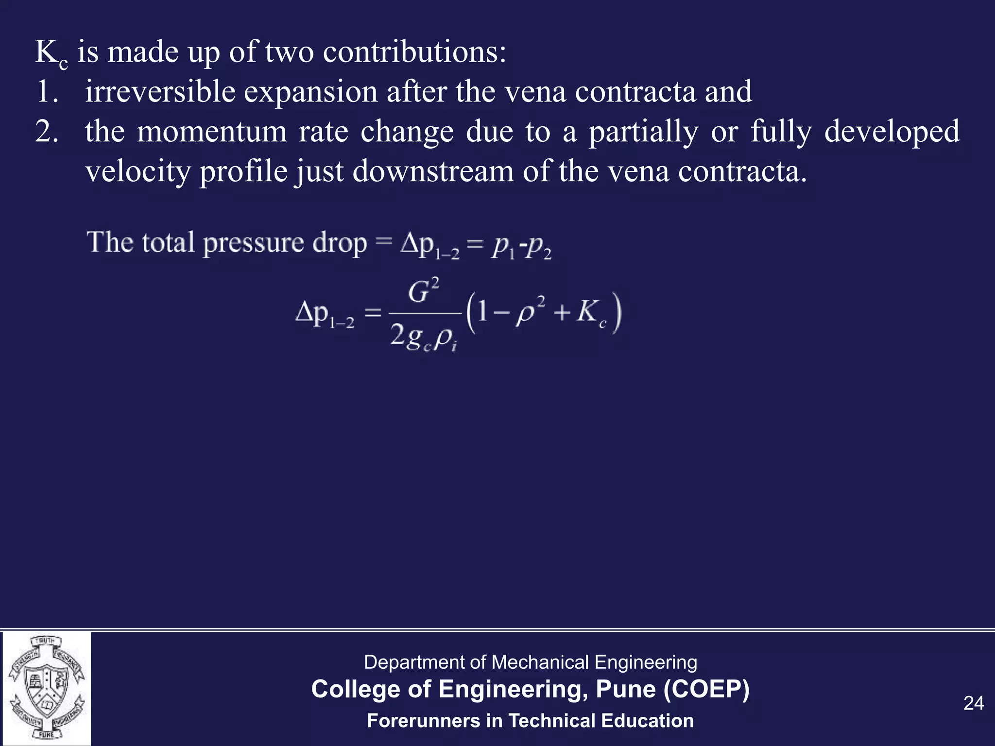 Pressure drop calculations | PPTX