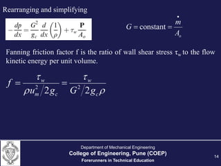Pressure drop calculations | PPTX