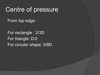 Pressure exerted by a liquid | PPTX