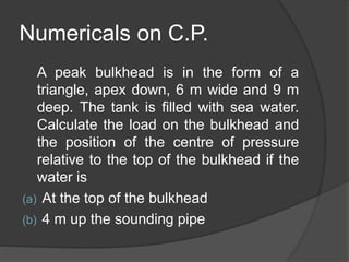 Pressure exerted by a liquid | PPTX