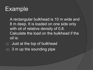 Pressure exerted by a liquid | PPTX