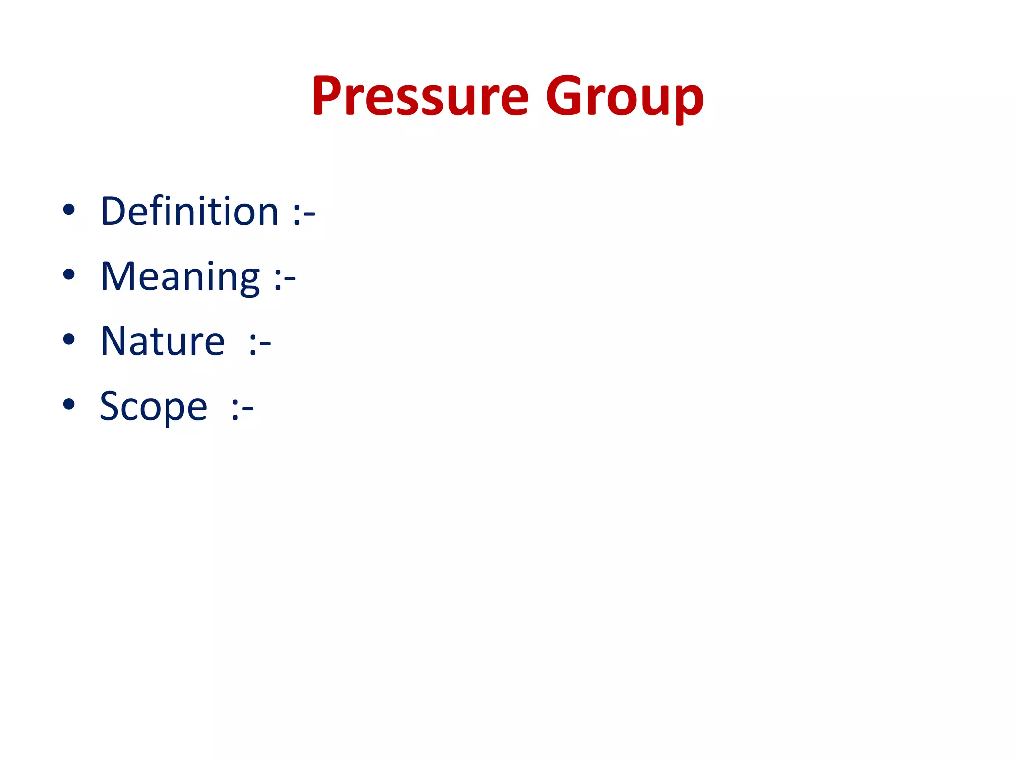 Pressure group ppt | PPTX