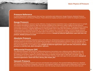 Pressure Measurement Handbook for Process Control | PDF
