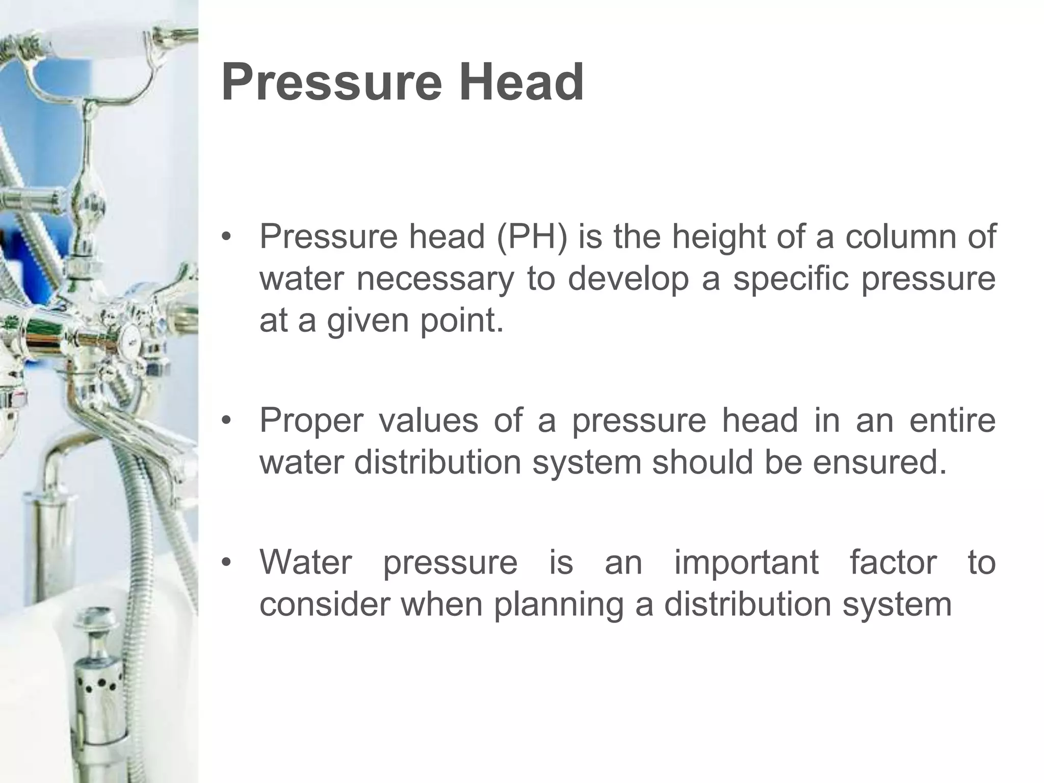 Pressure Head in Distribution System.pptx