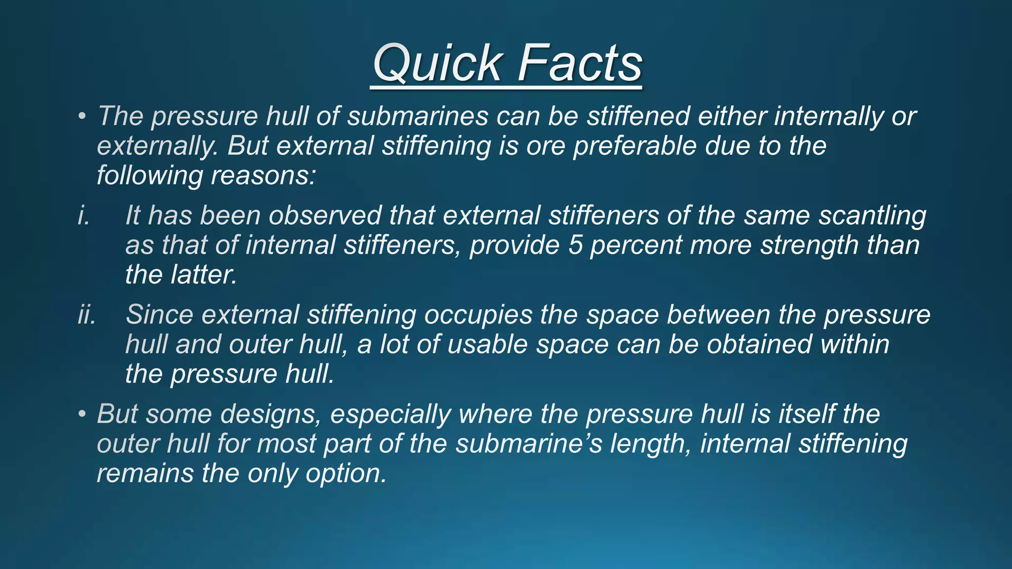 Pressure hull and exostructure | PPT