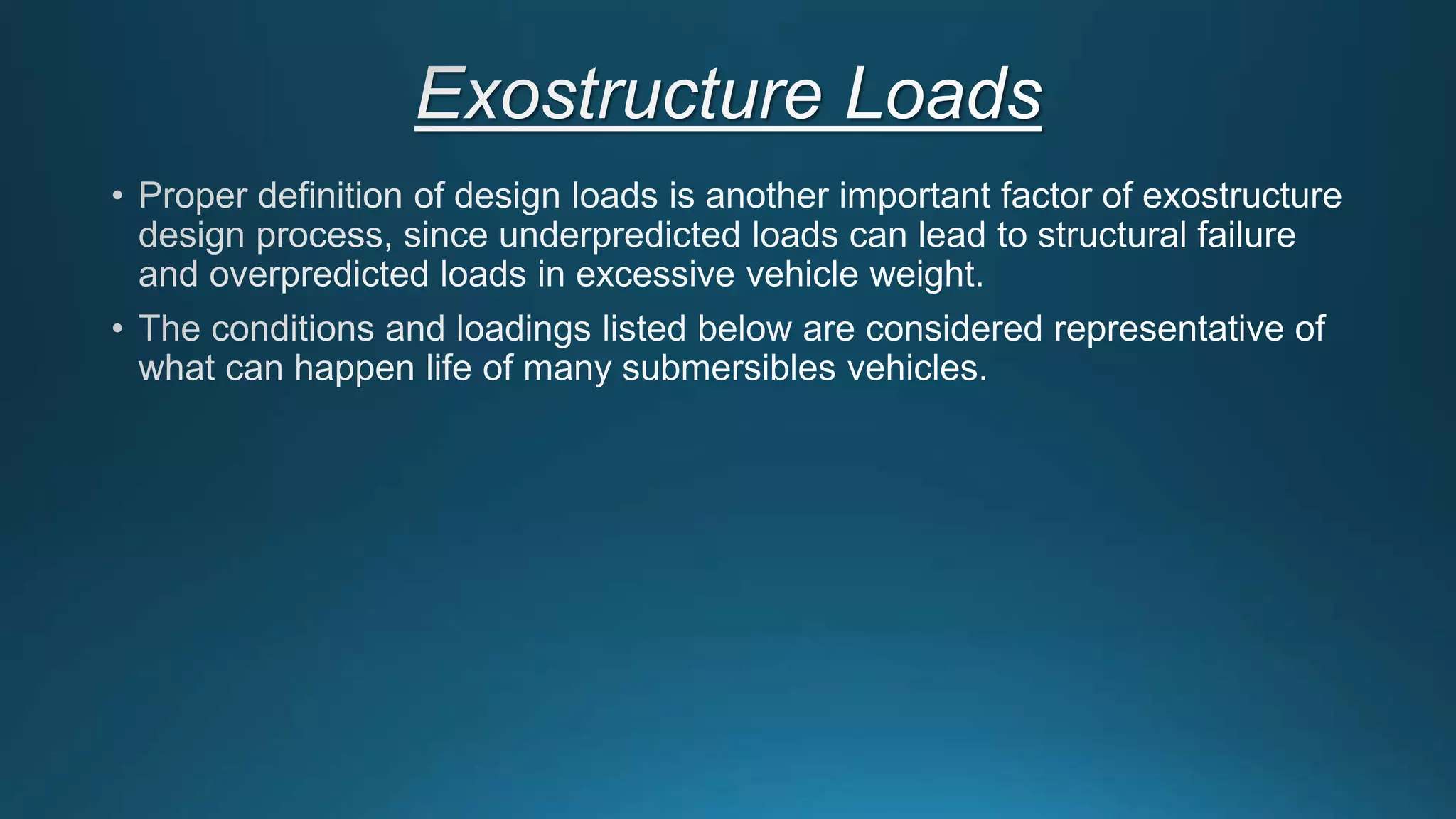 Pressure hull and exostructure | PPT