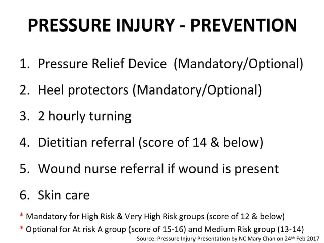 Pressure Injury | PPT | First Aid | Injuries