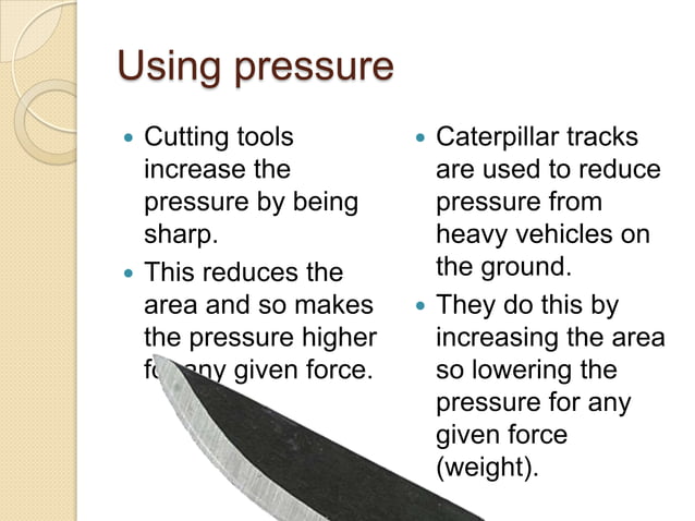 Pressure in solids | PPTX