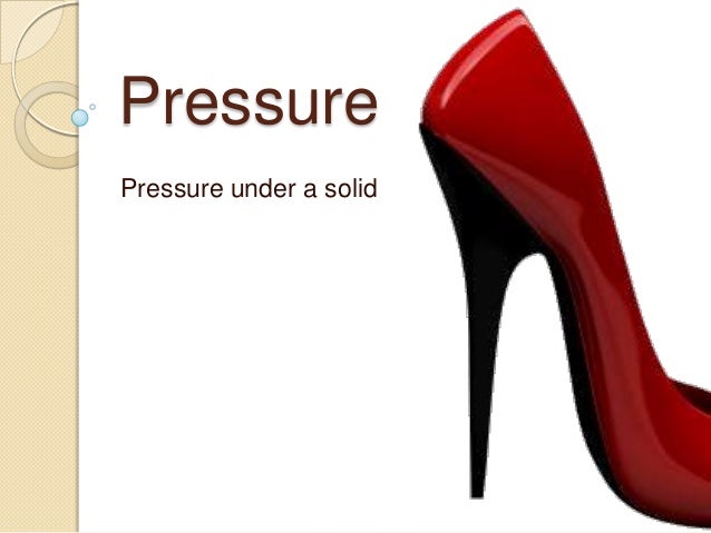 Pressure in solids