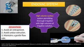 pressure irrigation in endodontics and dentistry | PPTX