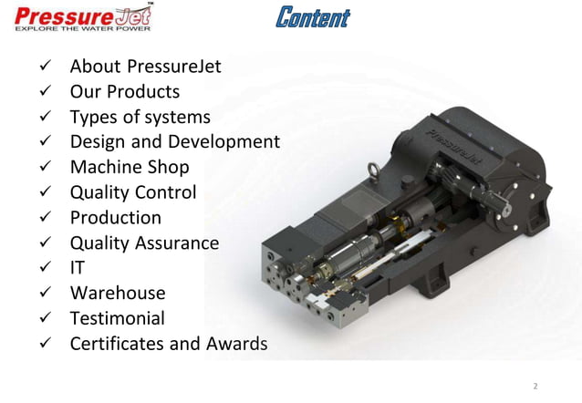 About PressureJet | PressureJet | PPT