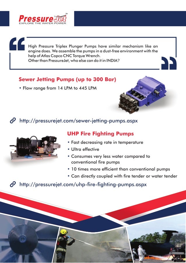 PressureJet - Manufacturer Of High Pressure Hydro Test Pump, Hydro ...