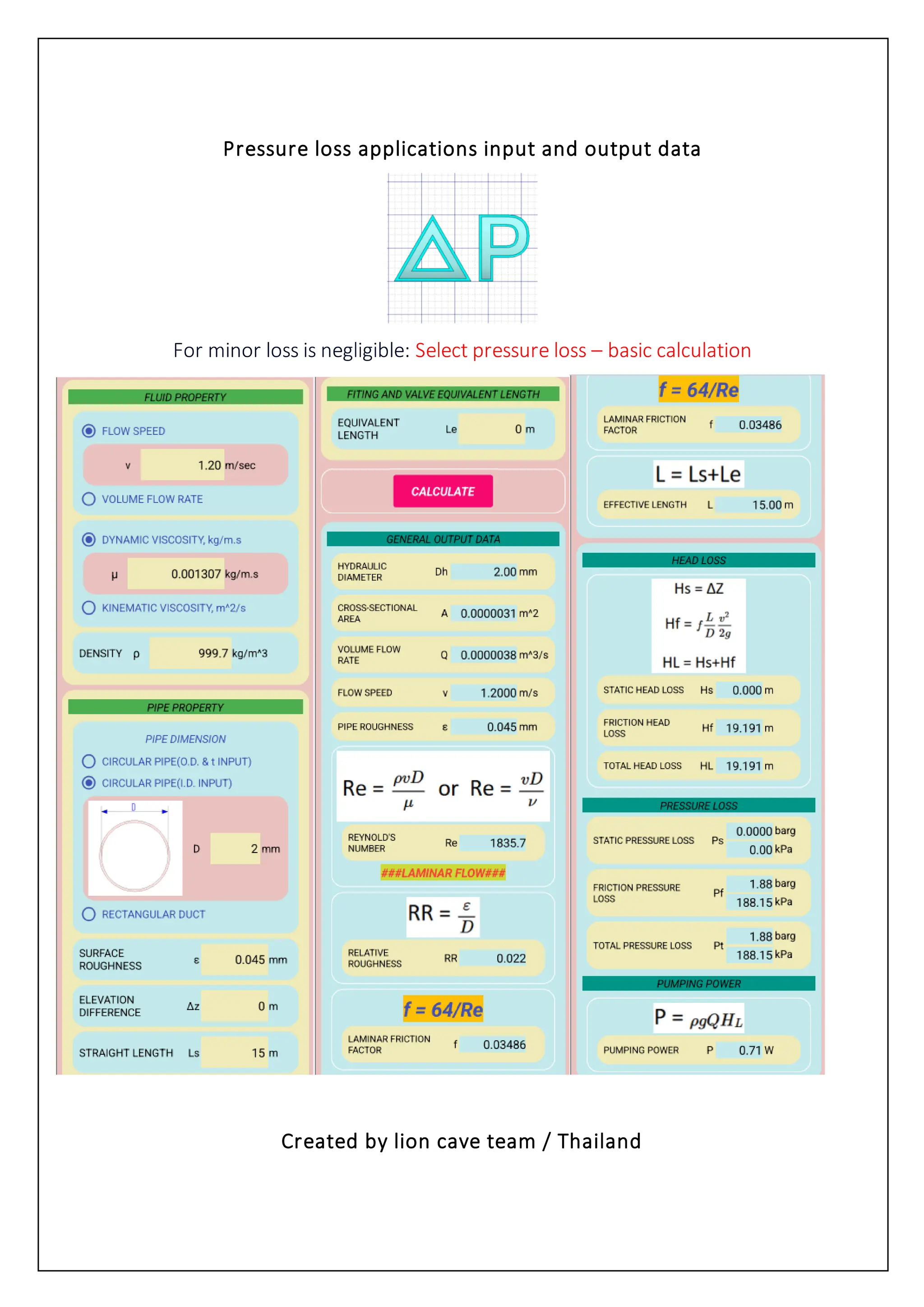 Pressure loss - Example calculation 2.pdf