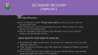 Pressure maintenance EOR | PPTX