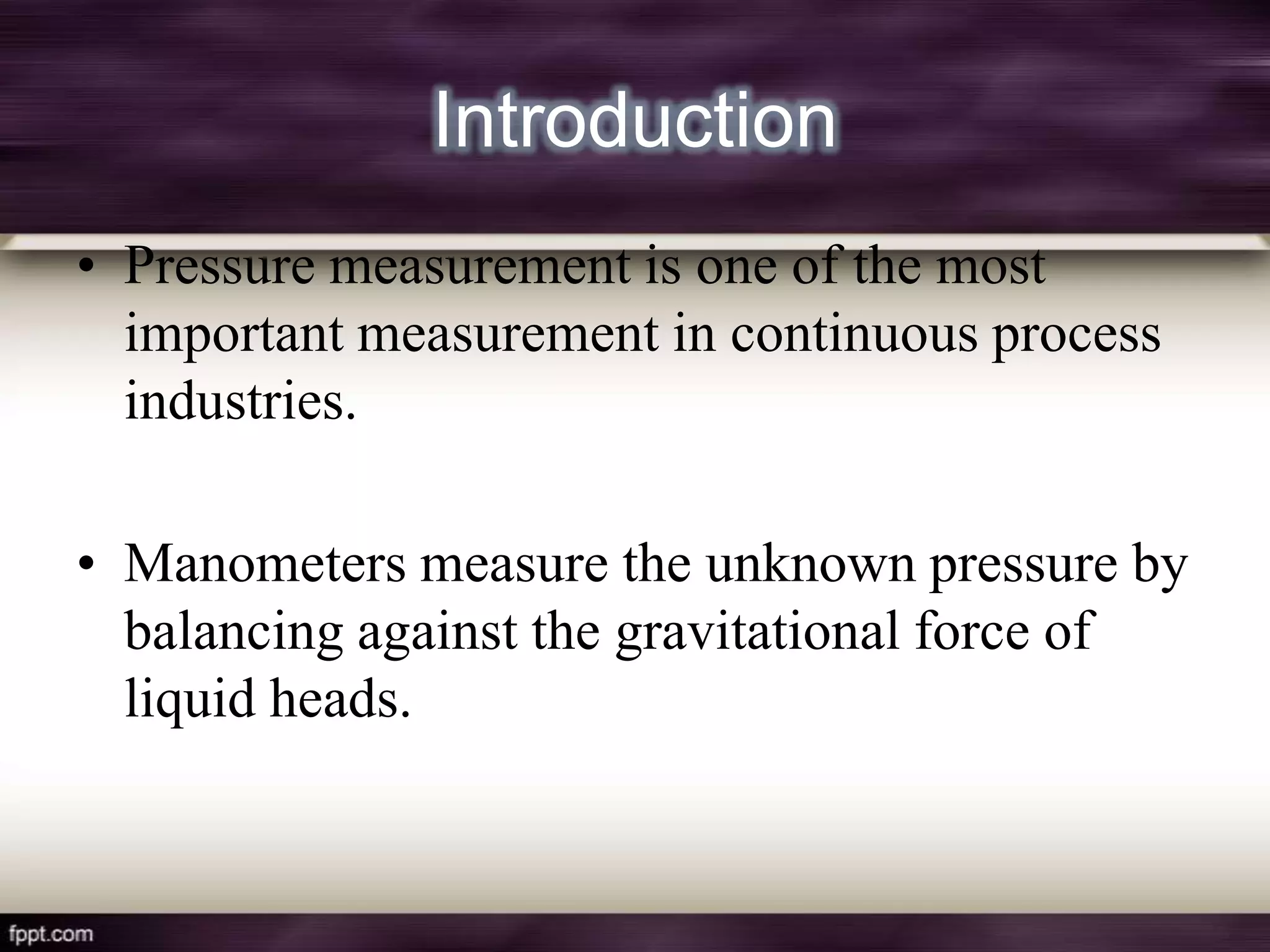 manometer | PPTX
