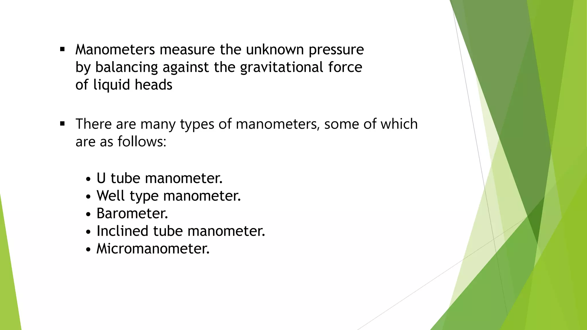 Pressure measurement | PPTX