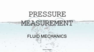 Pressure measurement | PPTX