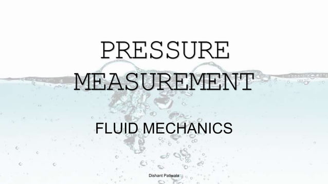 Pressure measurement | PPT