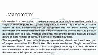 Pressure measurement | PPTX