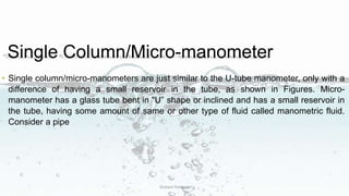 Pressure measurement | PPTX