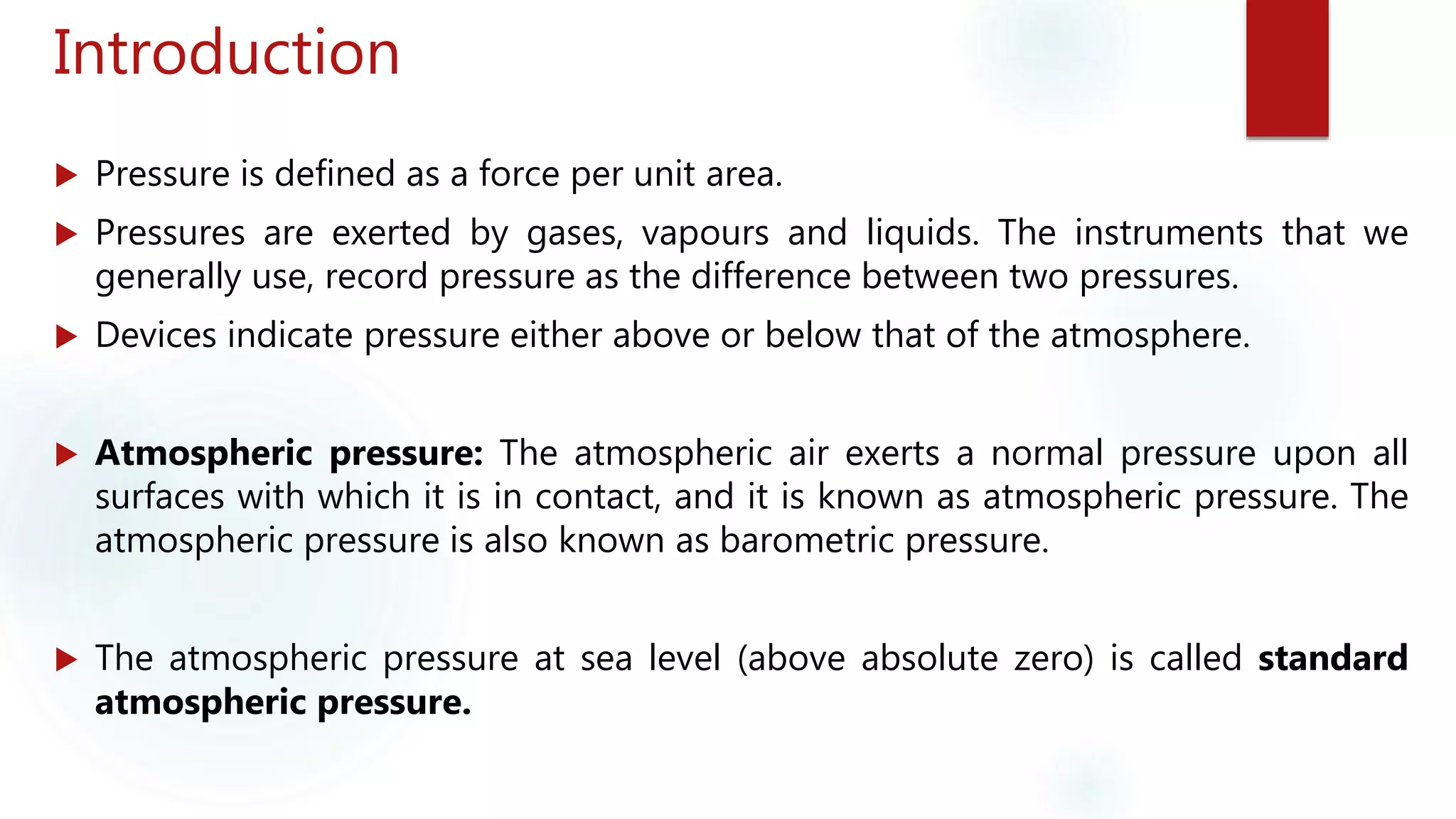 Pressure measurement | PPTX